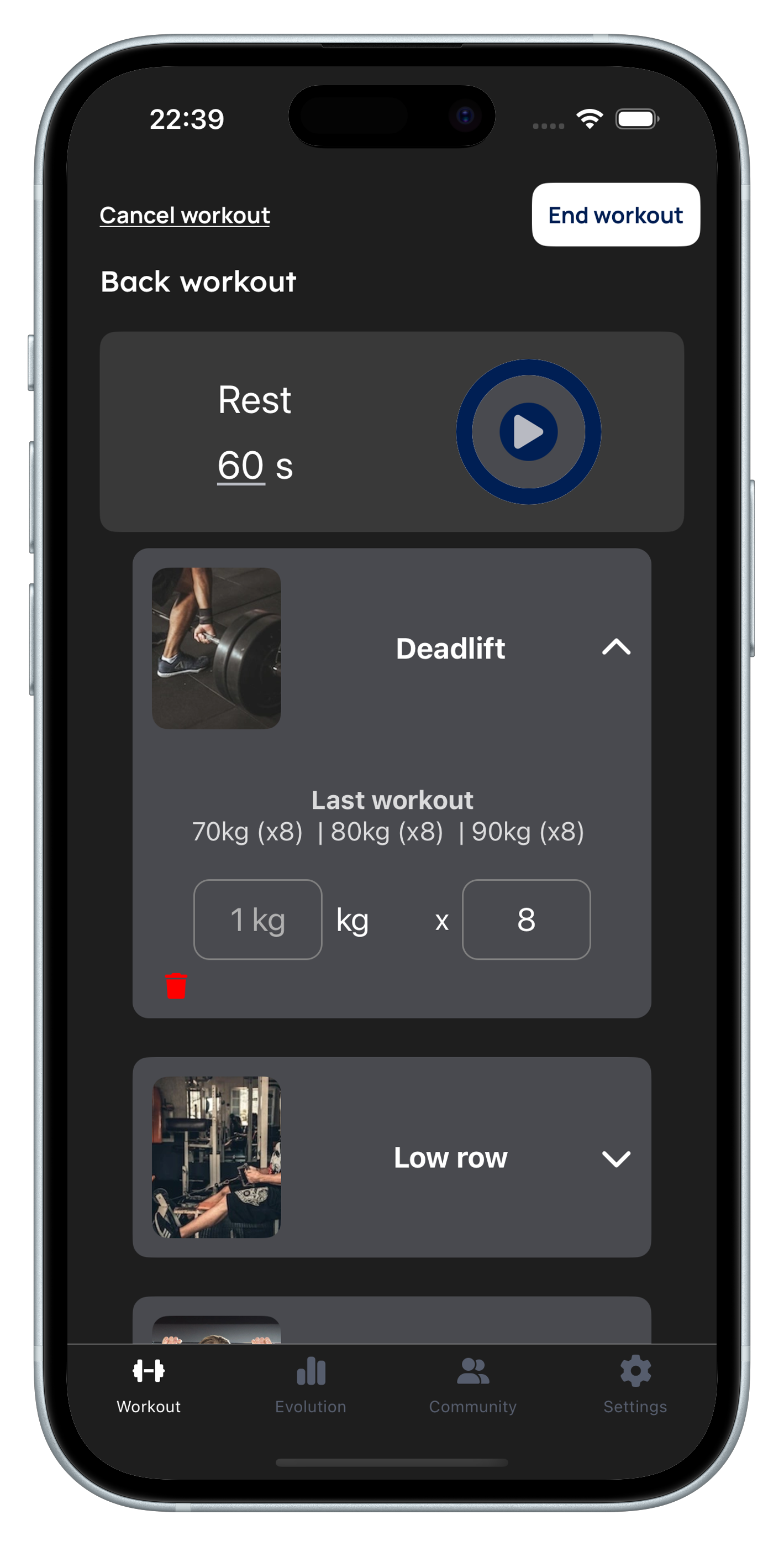 Gym Journey — Workout Tracker & Fitness App for iOS and Android